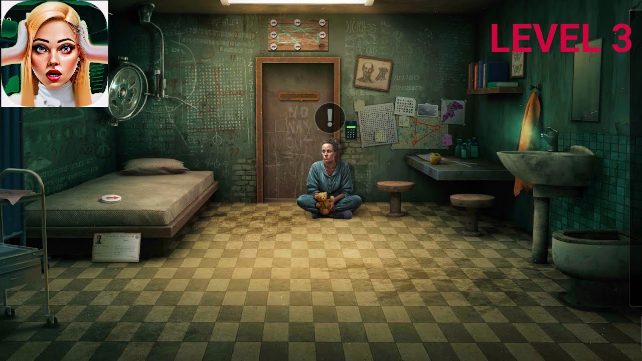 Mental hospital escape room level 3 - YouTube