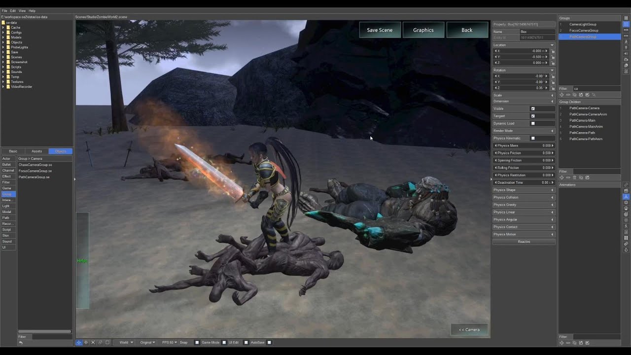 Combat test with powerful attack skill - YouTube