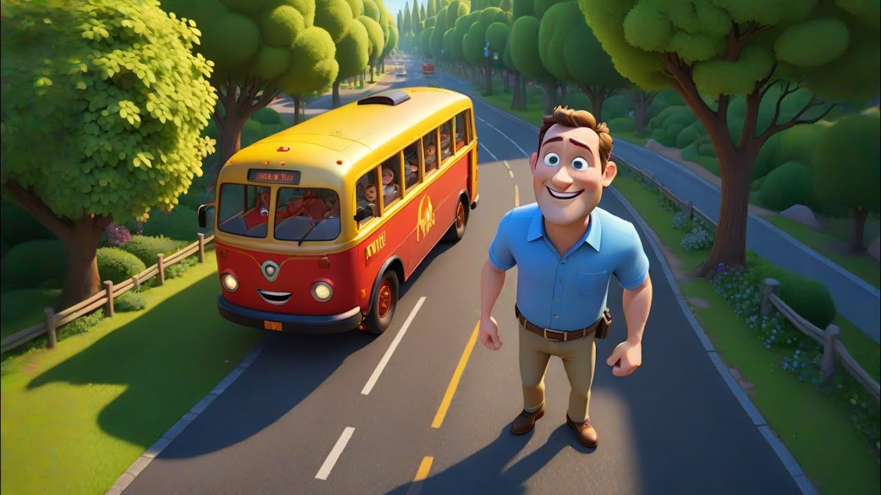 😴🚌 "The Sleepy Bus Yawns at Dawn | A Gentle Morning Poem for Kids 🌅 ...