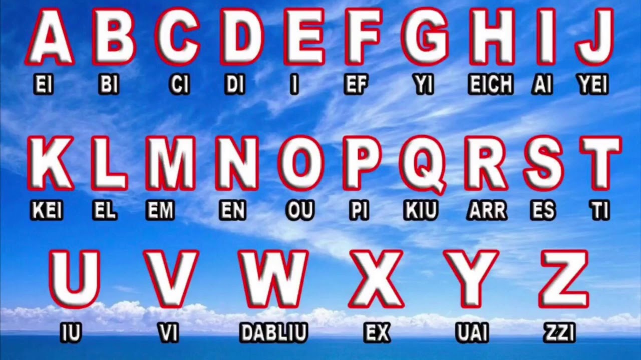 ABC en Ingles! - YouTube