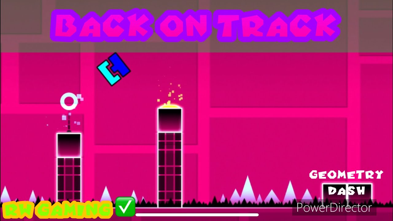 Geometry Dash - Back On Track (Easy) - YouTube