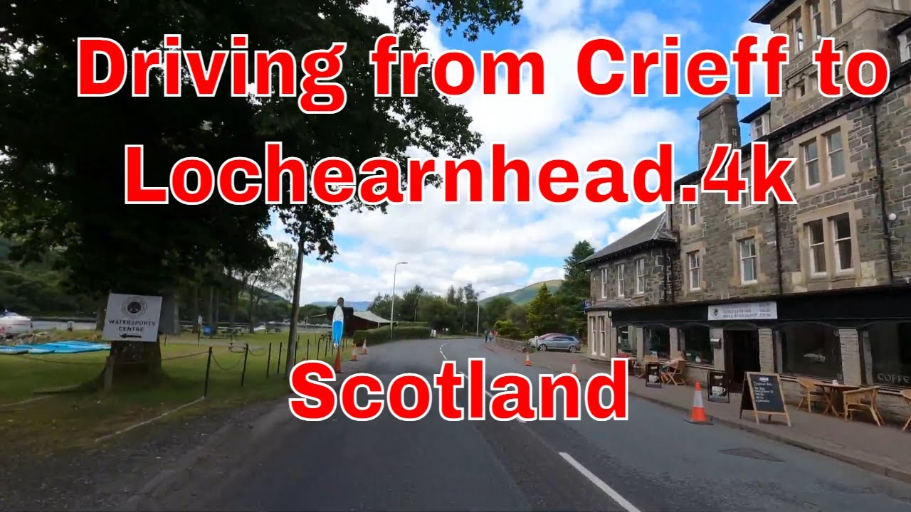 Driving from Crieff to Lochearnhead on A85.Scotland.4k. - YouTube