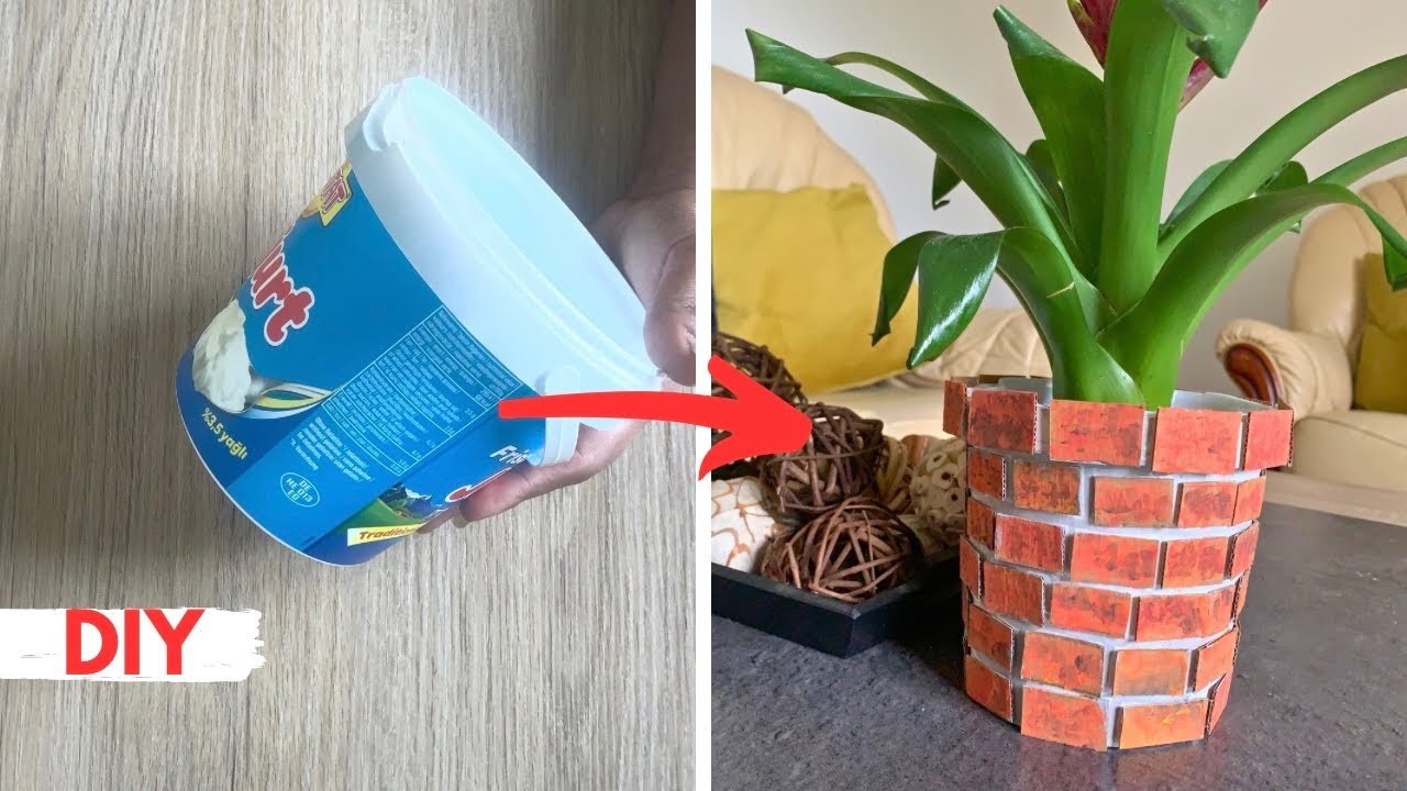 DIY Great PLASTIC BUCKET Reuse Idea| DIY PLASTIC BUCKET Planter ...