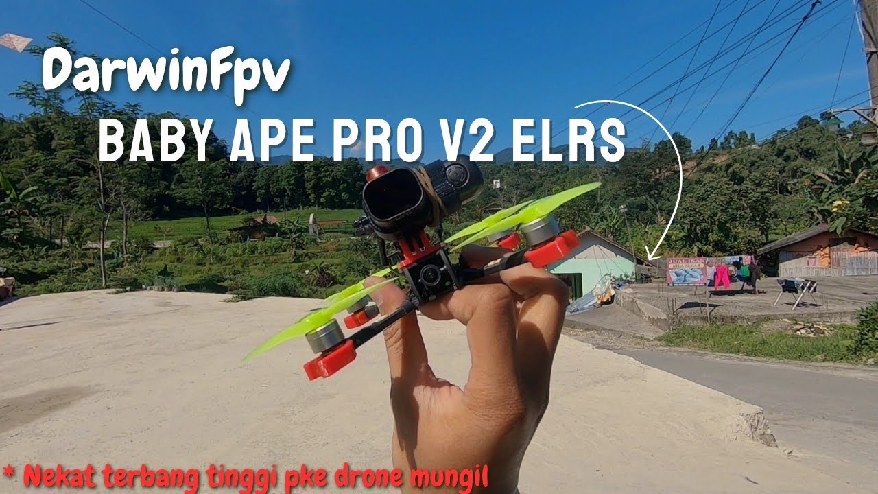 Uji Ketahanan Angin dan Jarak Drone Mungil | Baby Ape Pro V2 Analog ...