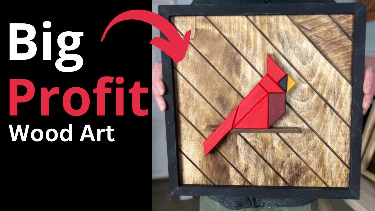 Low Cost High Profit Woodworking Project Scrap Wood Art Make Money ...