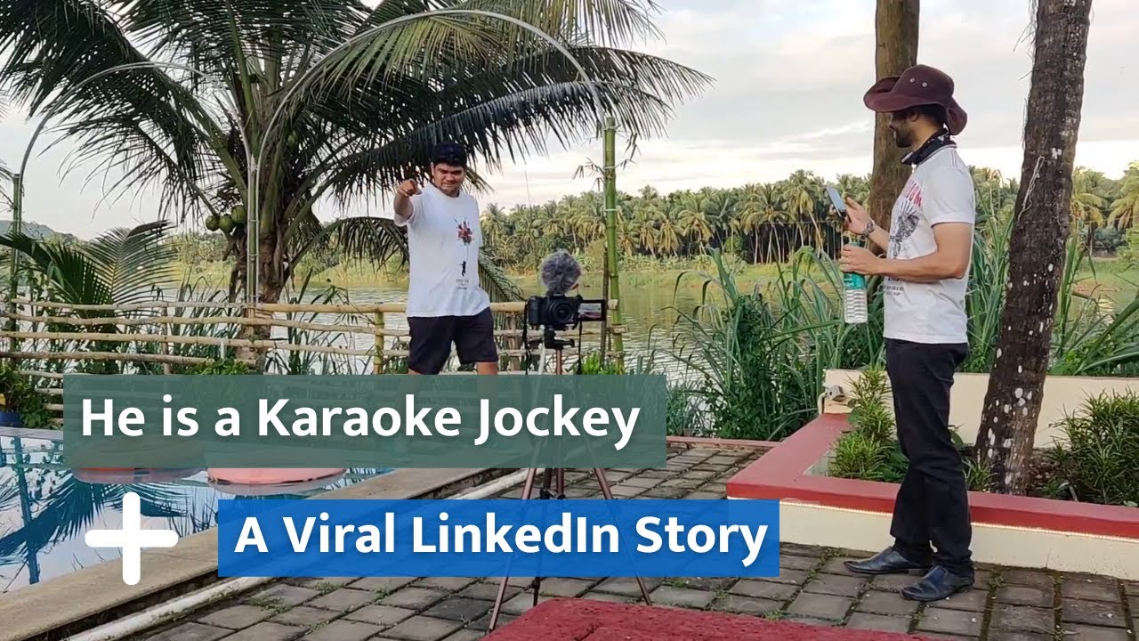 Open to Work: Royce D'Mello is a Karaoke Jockey & Emcee - YouTube