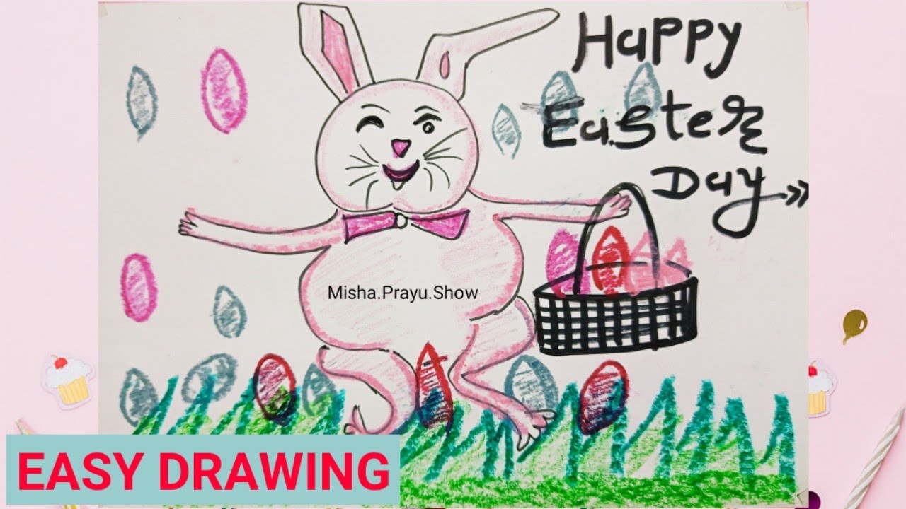 Easter Sunday 2021 in India | Cute Easter Drawings | How to Draw Happy ...