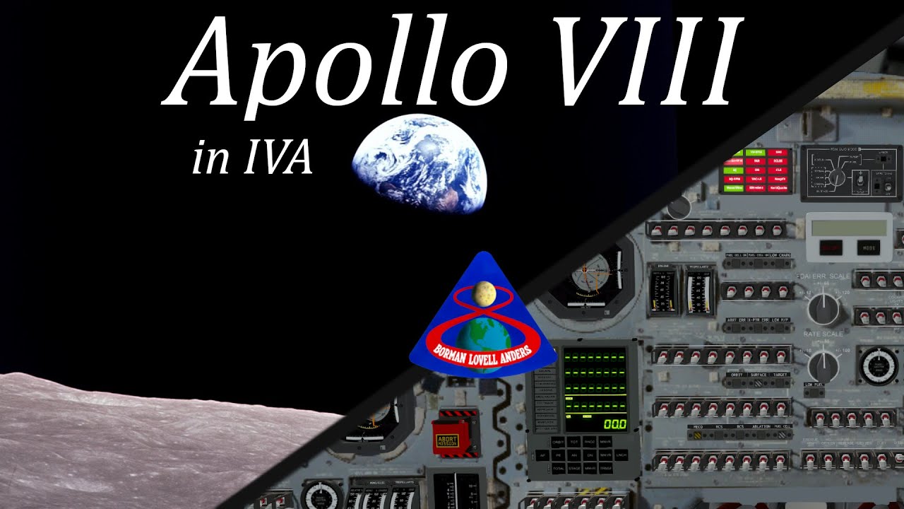 Apollo 8 Anniversary Tribute - IVA-flown mission to the Moon - KSP ...
