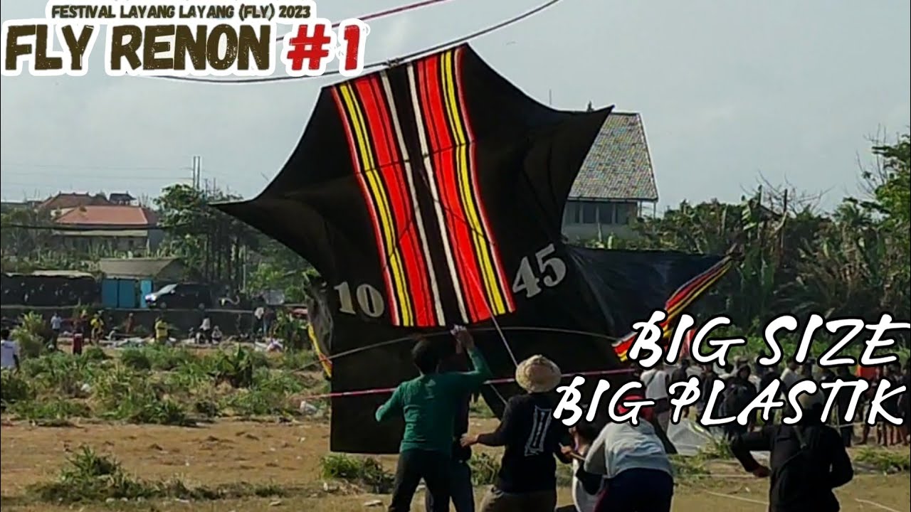 Lomba layang-layang Renon Kite Festival Bali 2023 seri bebean - YouTube