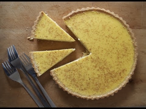 Egg Custard Tart - The Boy Who Bakes