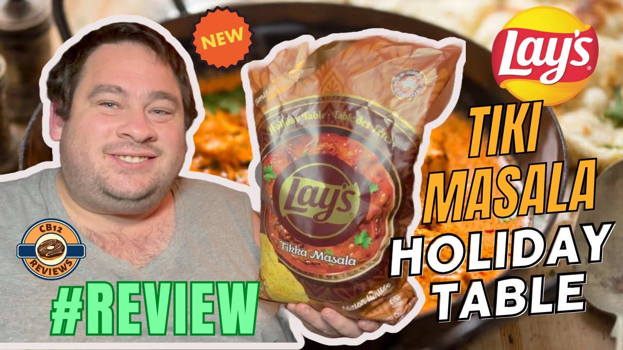 🇨🇦 "New" Limited Edition Holiday Table Lays Tiki Masala #review - YouTube