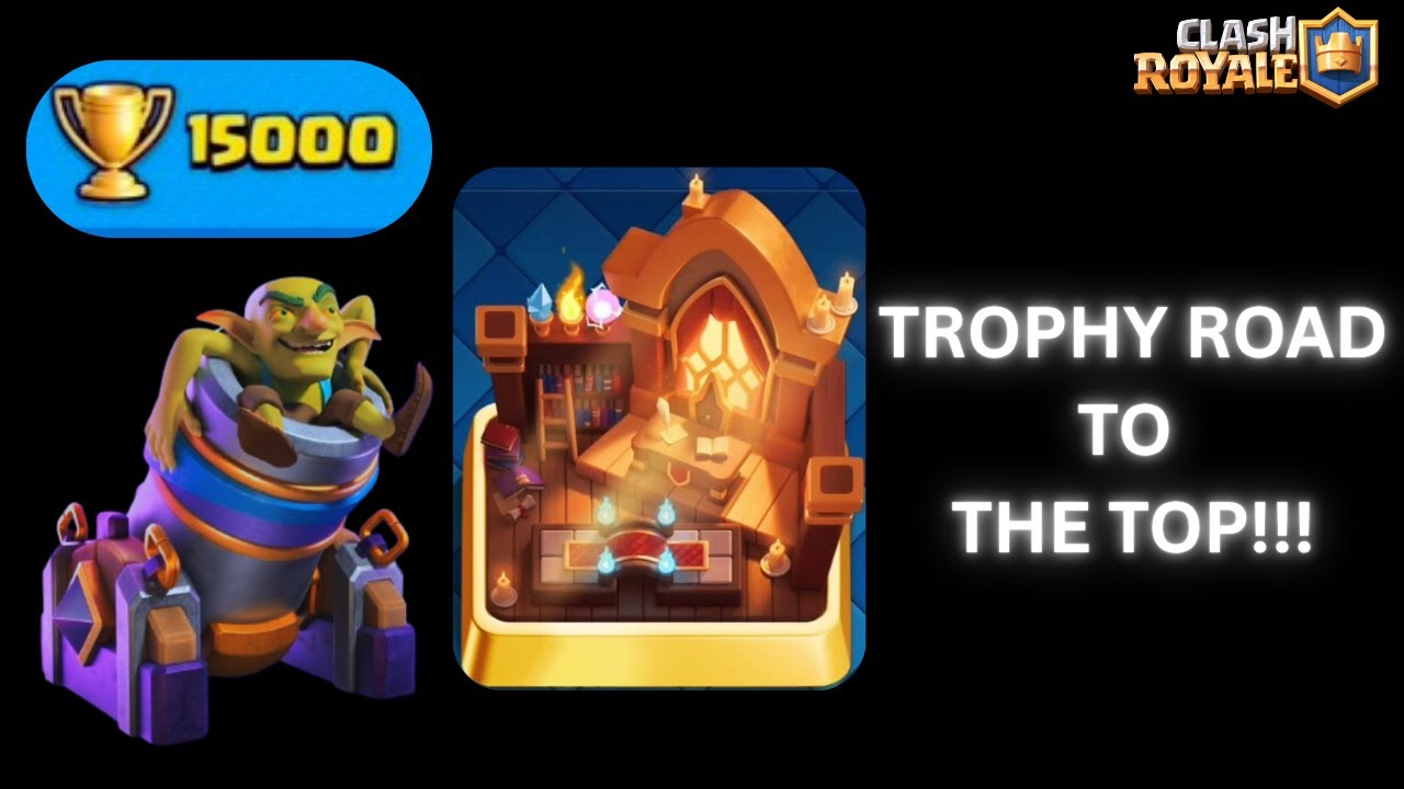 Hit 15000 Trophies on Trophy Road w Mortar Cycle! - YouTube