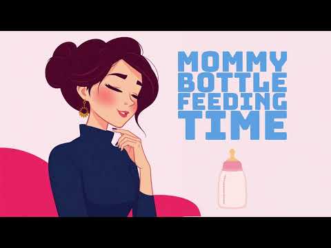 ASMR Mommy Bottle Feeds & Helps You Sleep Littlespace Roleplay [F4A]