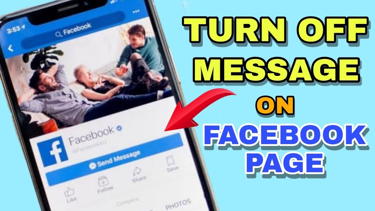 PAANO MAG OFF NG MESSAGE BUTTON SA FACEBOOK PAGE | JOVTV - YouTube