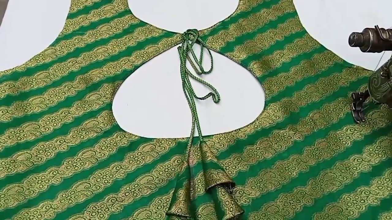 Suit Back Side Gala Design cutting and|simple and easyneck design ...