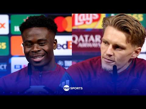 UEFA Champions League Final Press Conference: Bukayo Saka & Martin Odegaard 🏆