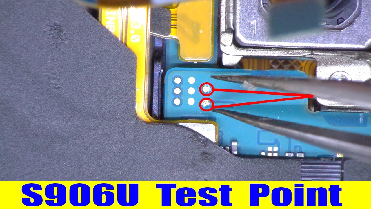 SAMSUNG S22 PLUS S906U Test Point - YouTube