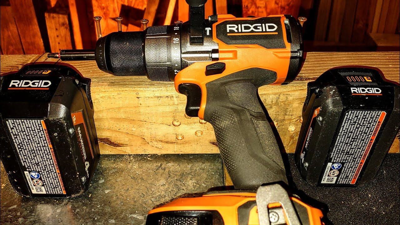 Ridgid Max Output 2ah vs. 4ah - YouTube