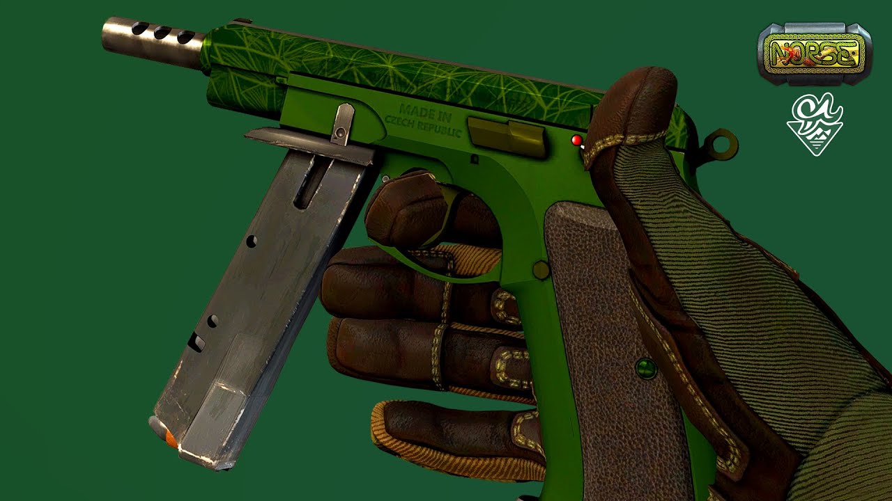CSGO | CZ75-Auto | Emerald Quartz | The Norse Collection - YouTube