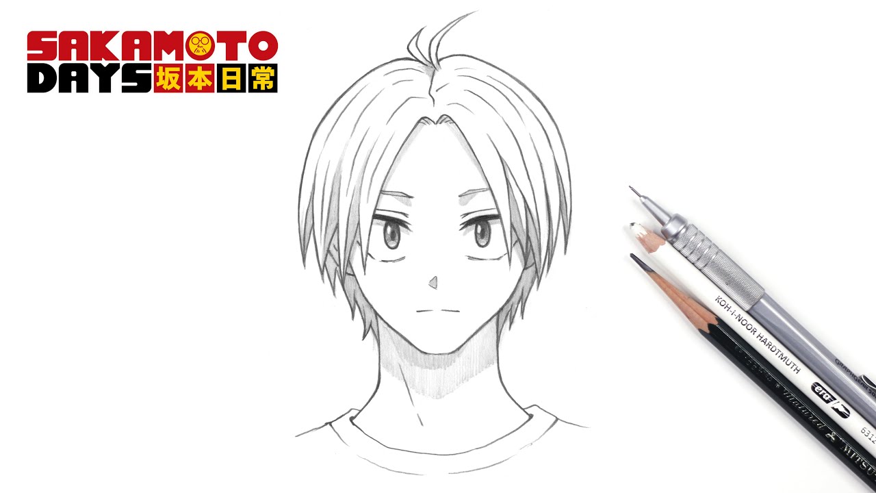 How to draw Shin | SAKAMOTO DAYS | Shin | drawing tutorial | あさくら シン ...