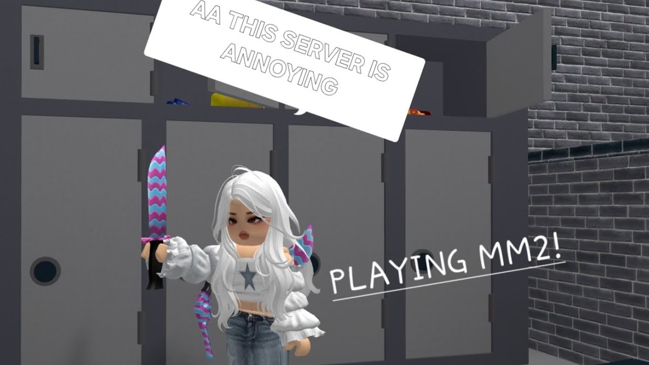 PLAYING MM2 ON MY NEW DEV! - YouTube