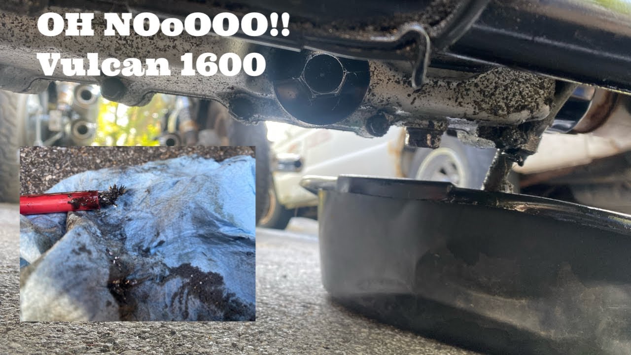 Oil Drain Blown Engine? 2003 Kawasaki Vulcan VN 1600 - YouTube