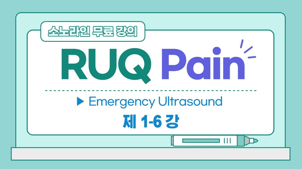 응급초음파 강의 1-6강 (RUQ pain case review) - YouTube