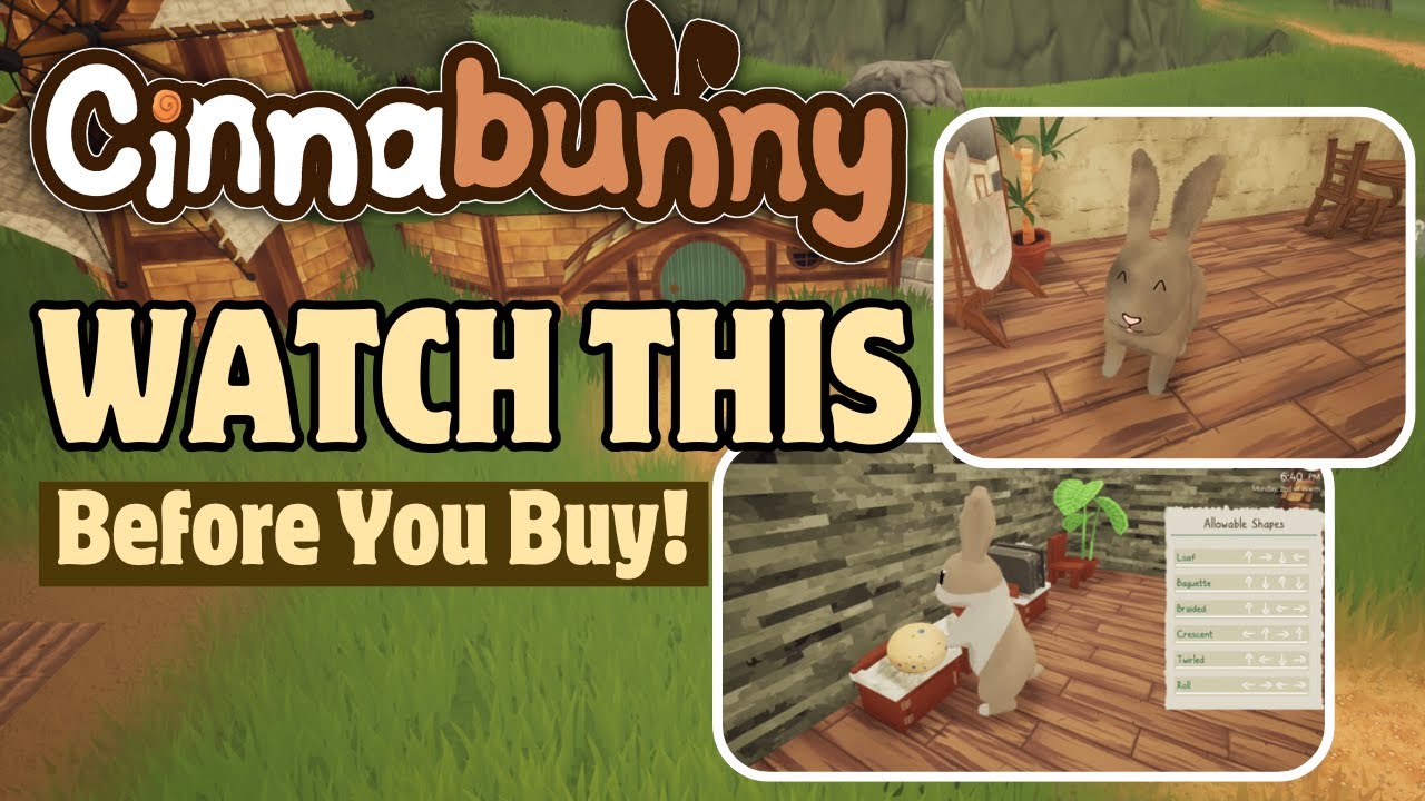 Cinnabunny Review | A New Cozy Farming RPG with BUNNIES - YouTube