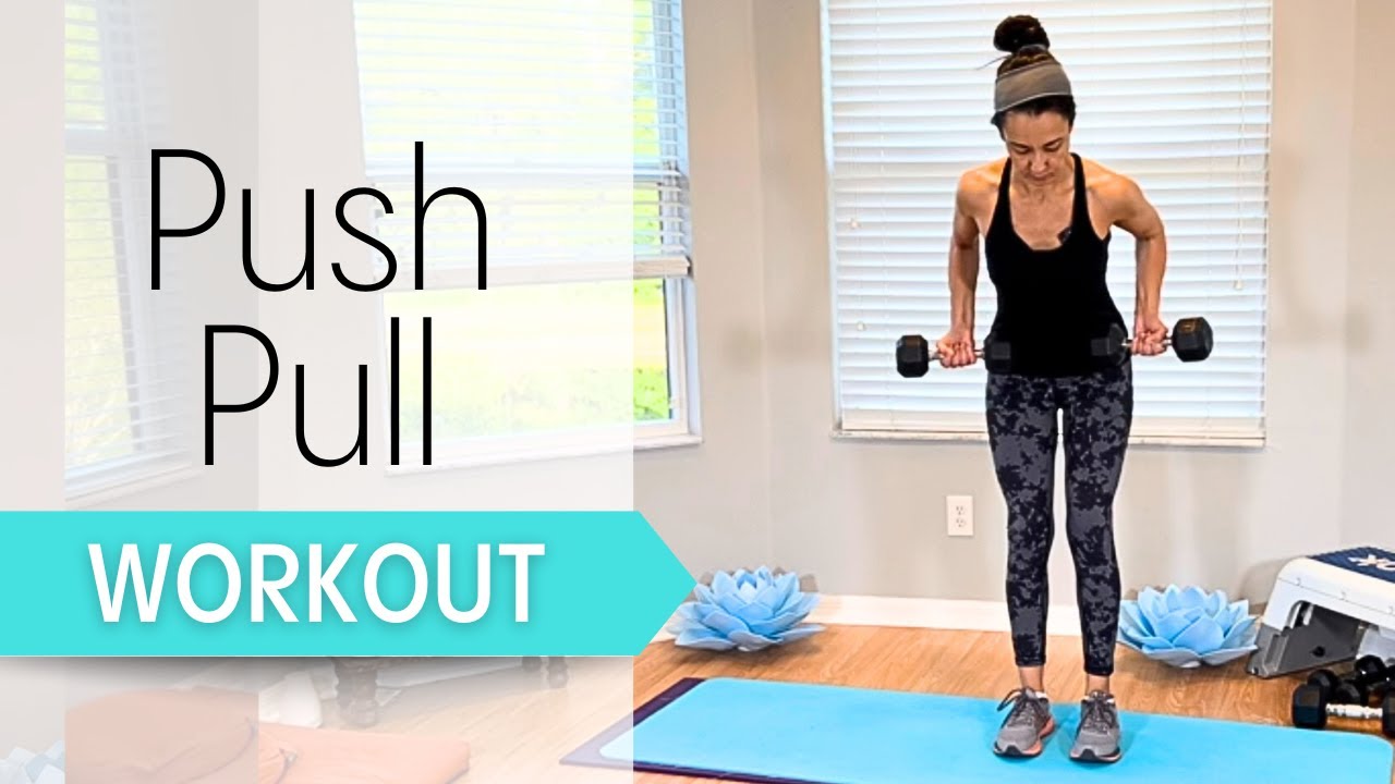 Lean and Defined - Chest and Back Workout with Weights - YouTube