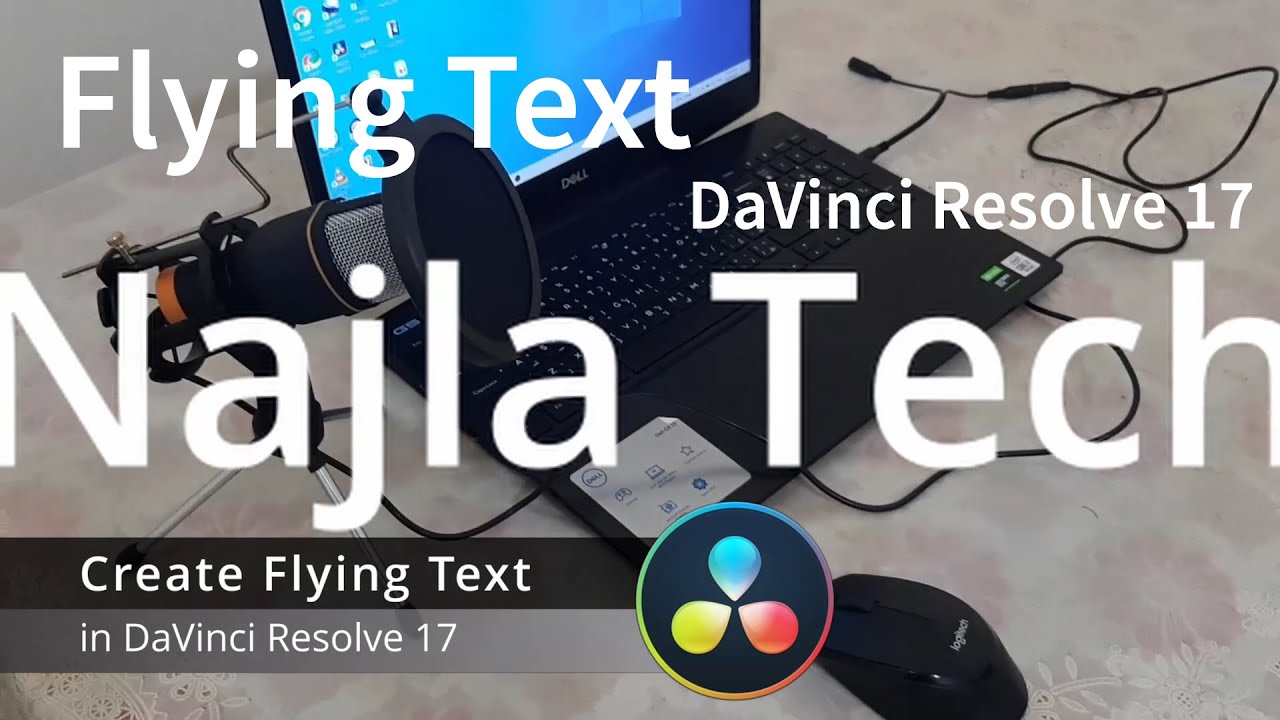 How to create multiple flying texts in Davinci Resolve 17? - YouTube