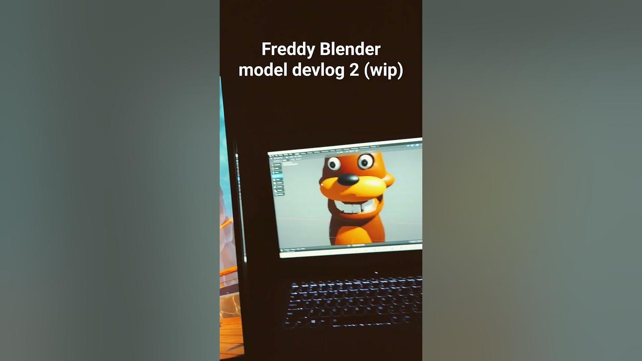 Freddy Blender model devlog 2 (wip) #fnaf #blender3d #shorts - YouTube