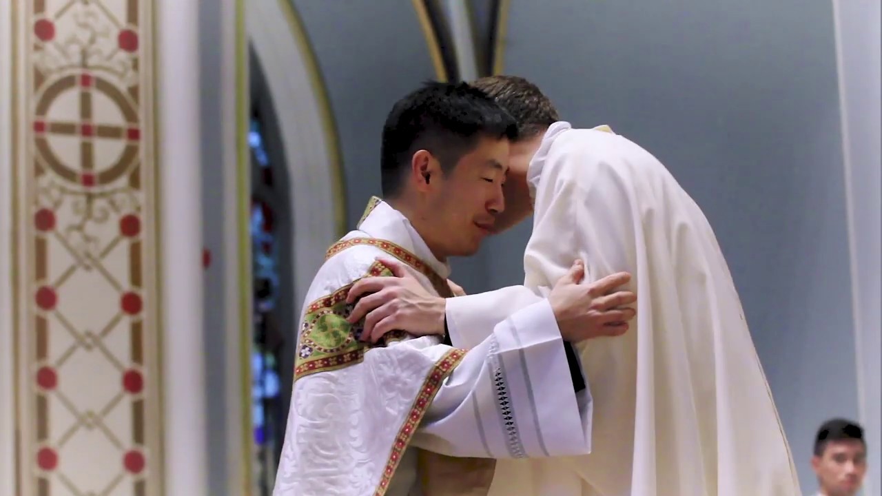Ordinations of Father Felix Min and Deacon Richard Conlin - YouTube