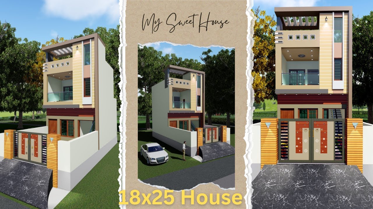 18x25 Small House Design for Small Family | 18 By 25 Makan Naksha 2 ...