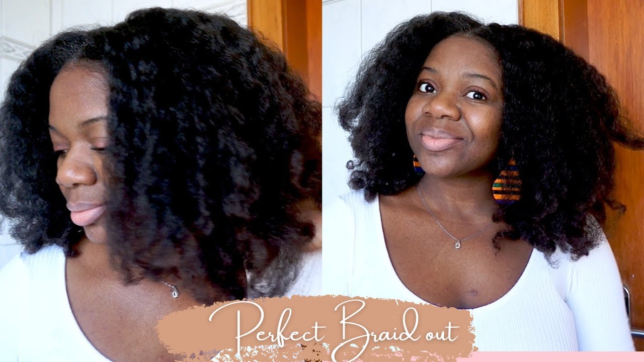 PERFECT BRAID OUT ON NATURAL HAIR😍 / TRESSE PARFAITE ET SOUPLE SUR ...