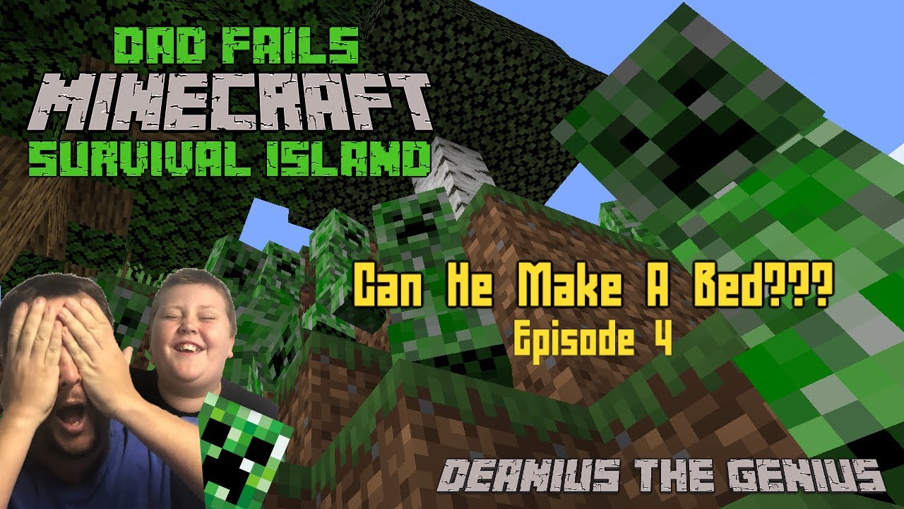 Minecraft Let's Play Java Edition Survival Island : Dad Fails At ...