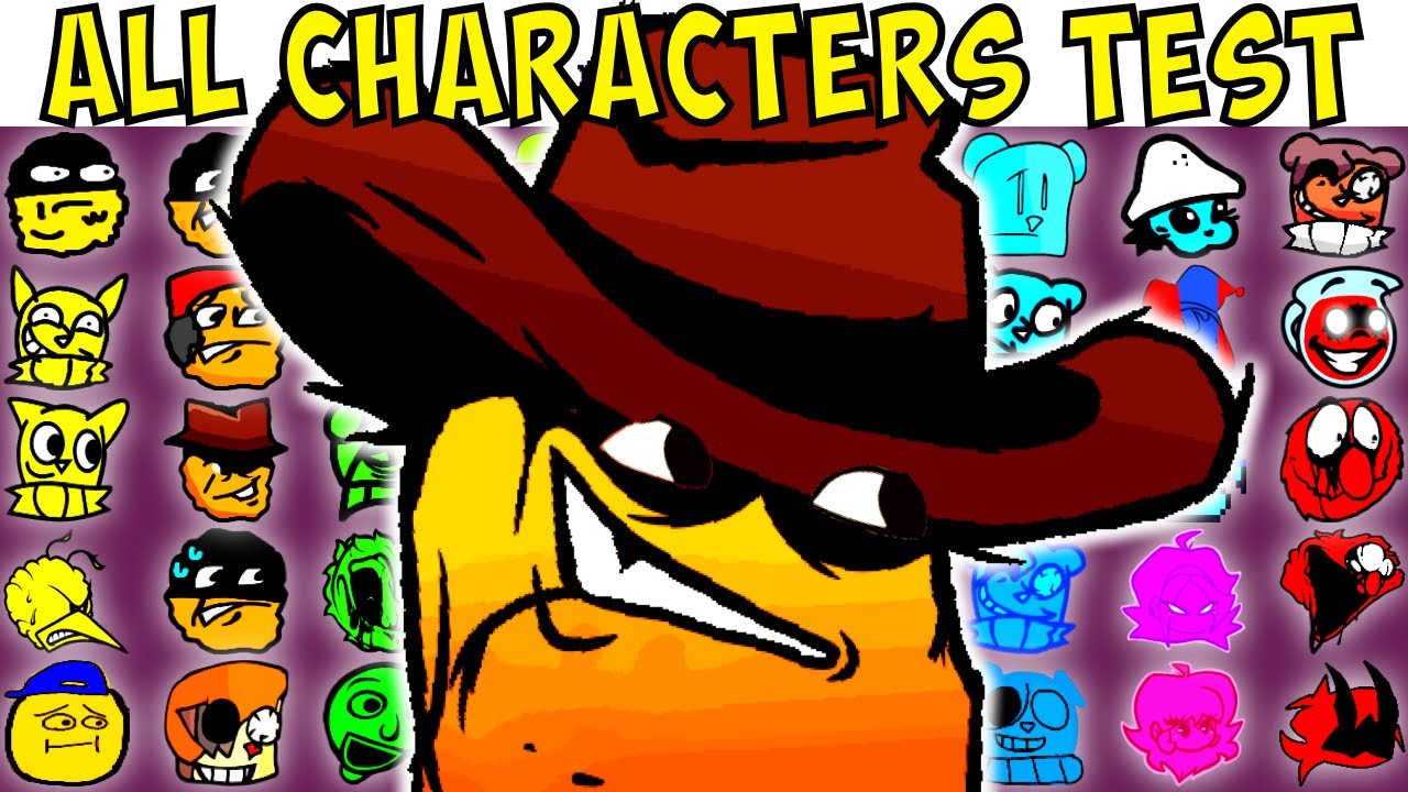 ALL CHARACTERS TEST | FNF Character Test | Gameplay VS Playground - YouTube