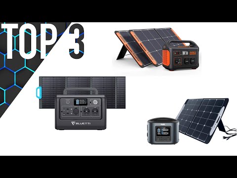Top 3 Power Station with Solar Panel ⭐️2023⭐️