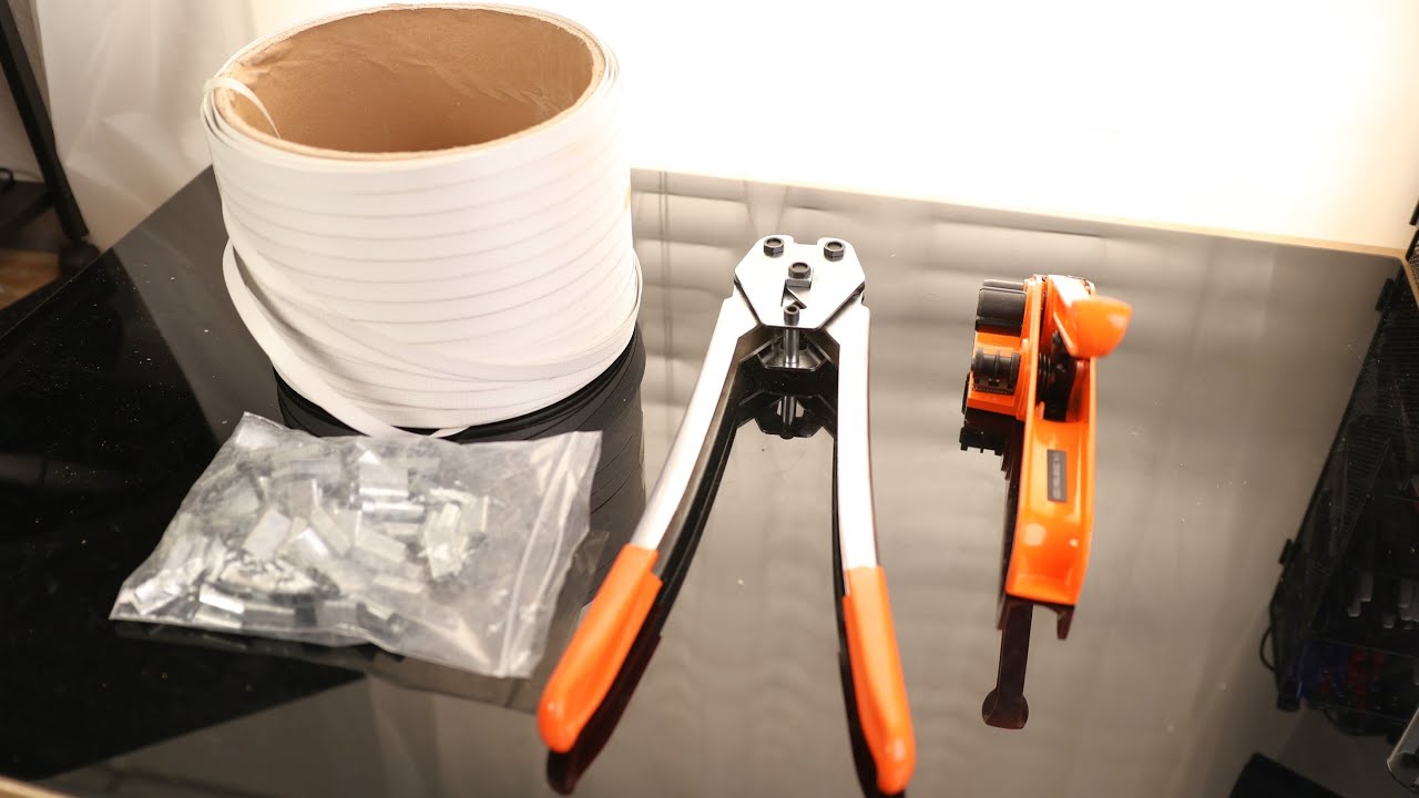 VEVOR Banding Strapping Kit with Strapping Tensioner Tool, Banding ...
