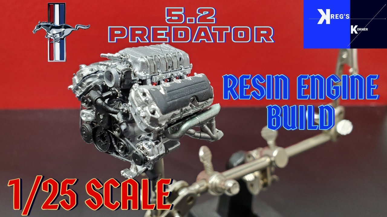 ASSEMBLING A 5.2 FORD PREDATOR RESIN ENGINE... - YouTube