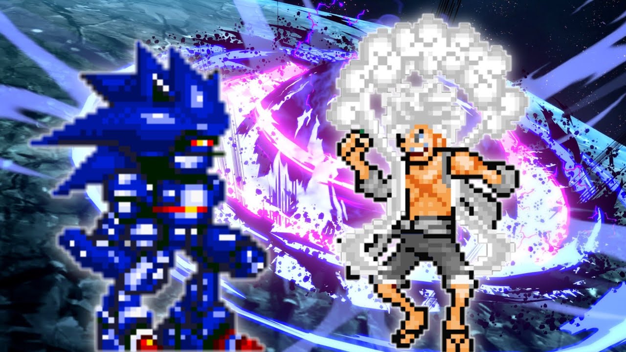 Mecha Sonic V2(New) VS TC Luffy in Jump Force Mugen - YouTube