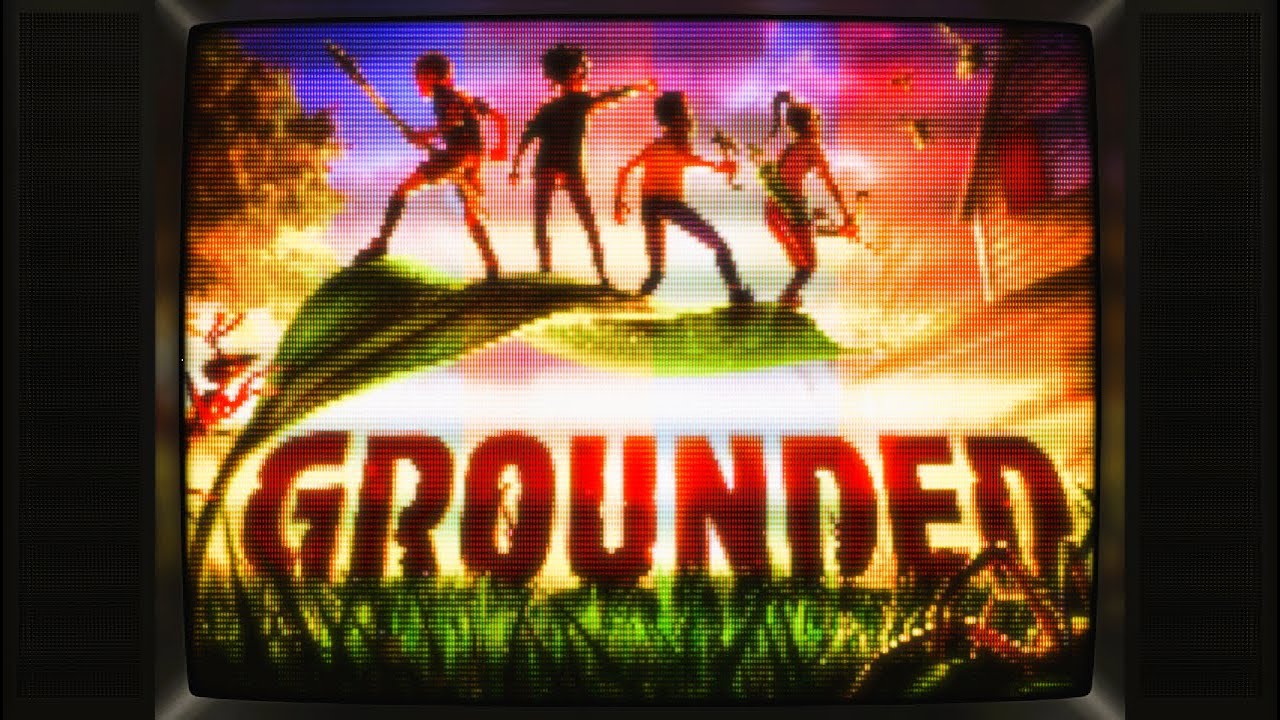 Grounded 🎮 Pixelated Retro Look + Old CRT TV + VHS 🎮 Super Cool - YouTube