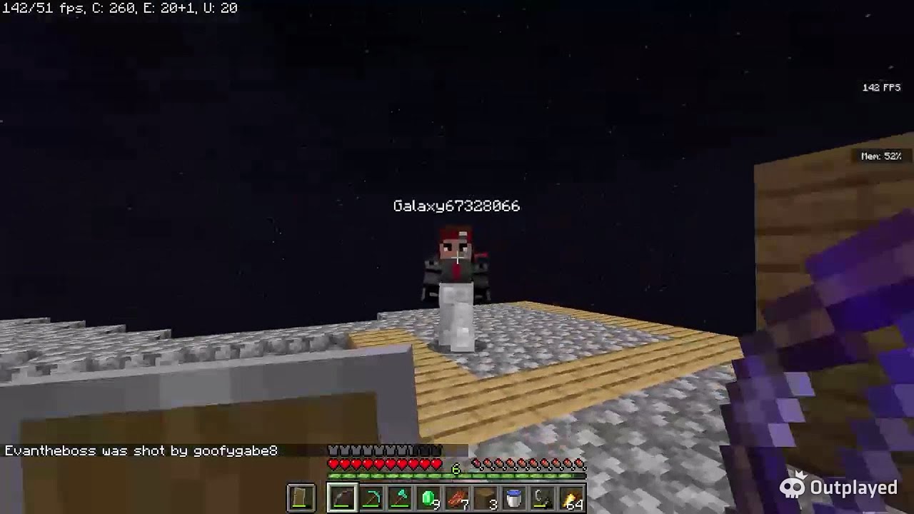 Minecraft Trick Shot! - YouTube