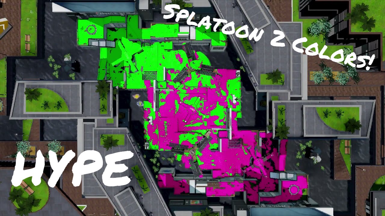 [Splatoon] Splatoon 2 Hype with its Color Matchups - YouTube