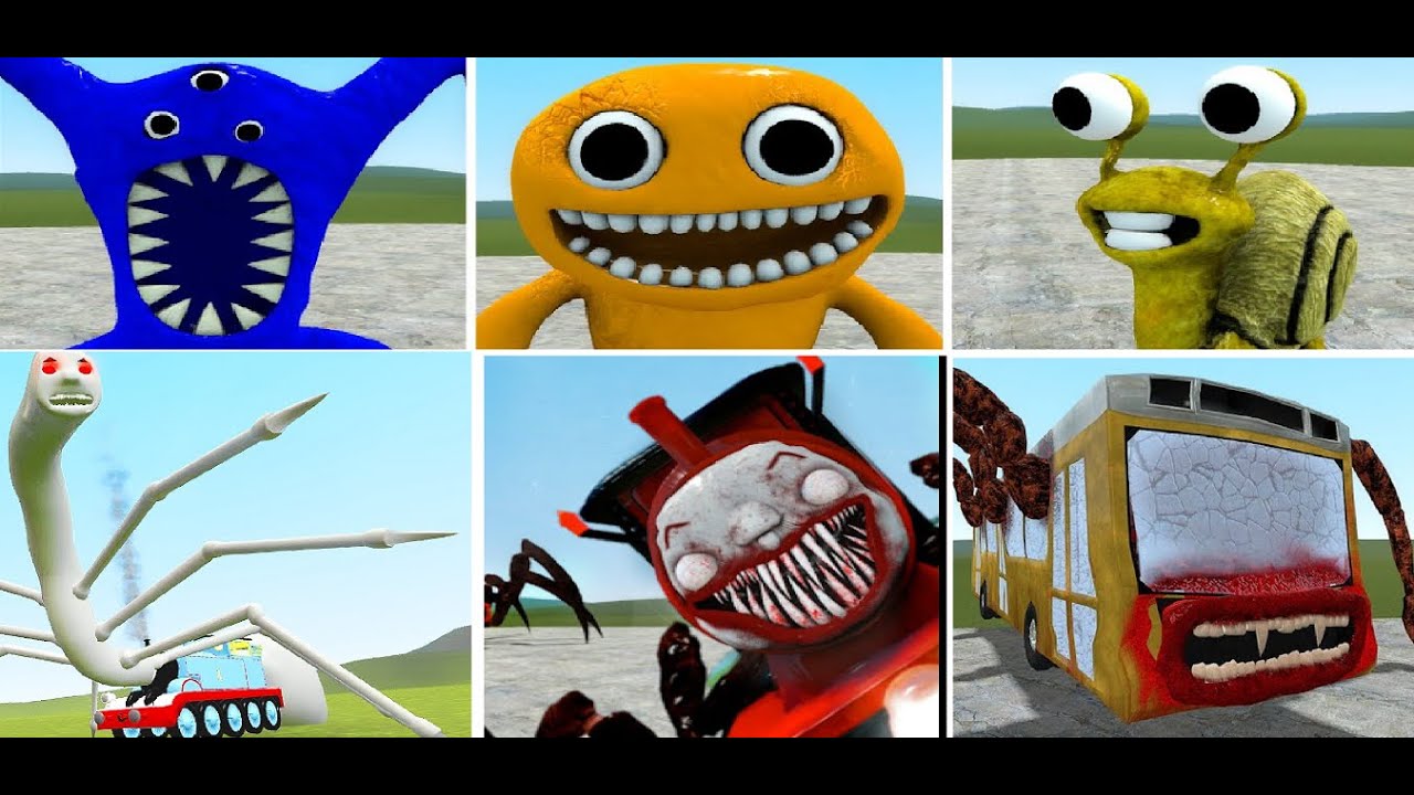 GARTEN OF BAN BAN (CURSED) VS EVIL TRANSPORT IN GARRYS MOD!!!! - YouTube