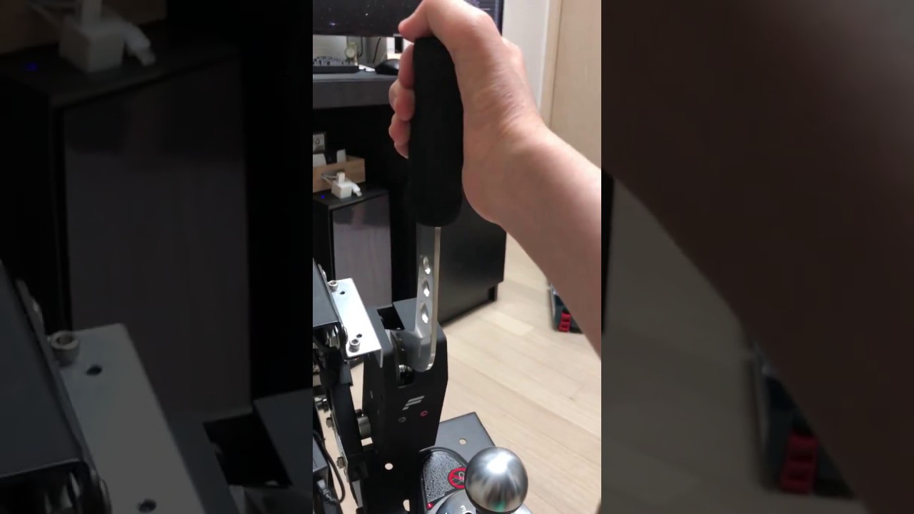 Fanatec Clubsport Handbrake v1.5 & Thrustmaster TH8A shifter - YouTube