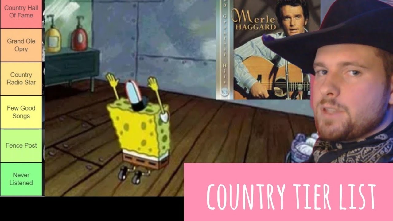 Tier List #2 (Country Artists) - YouTube