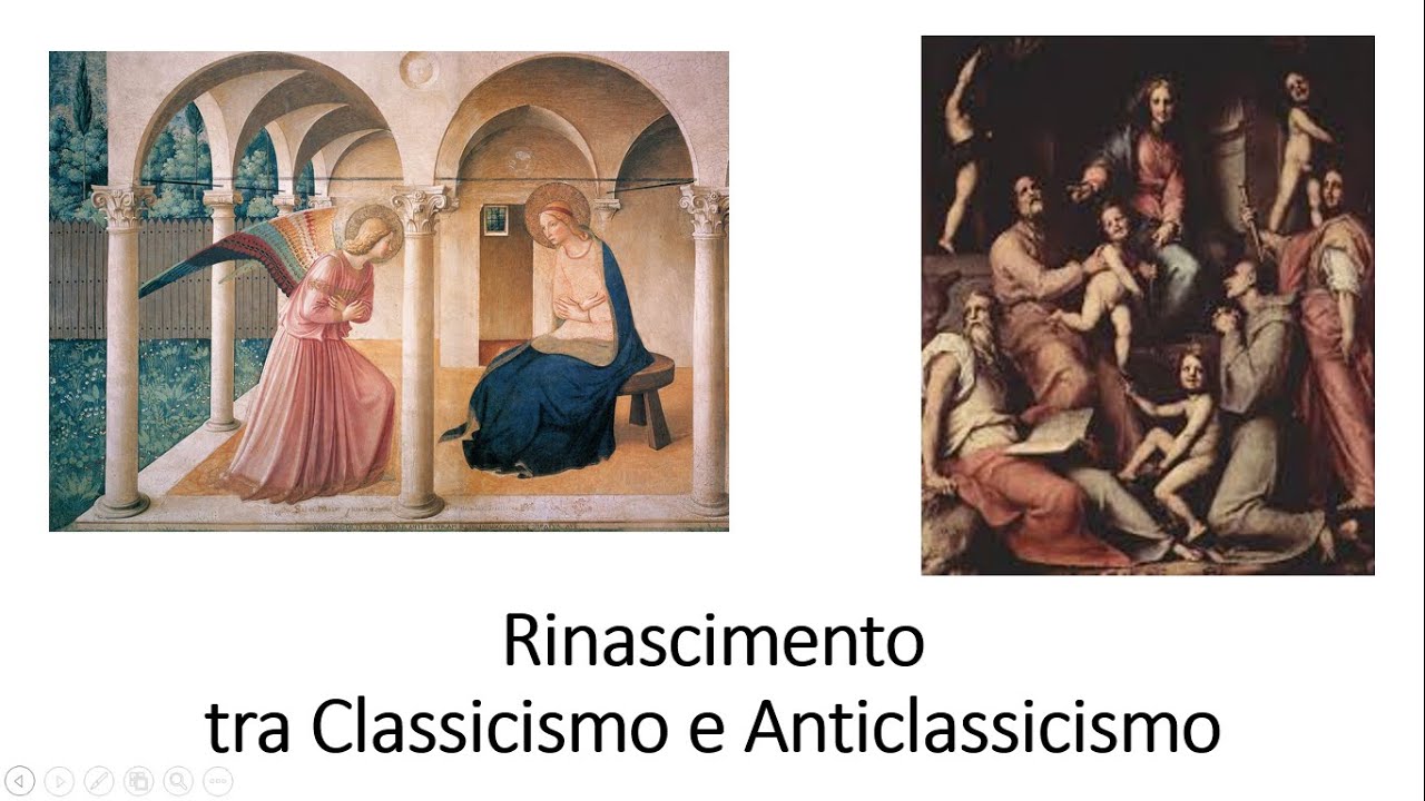 Rinascimento tra classicismo e anticlassicismo - YouTube