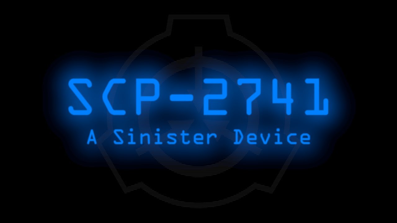 SCP-2741 - A Sinister Device - YouTube