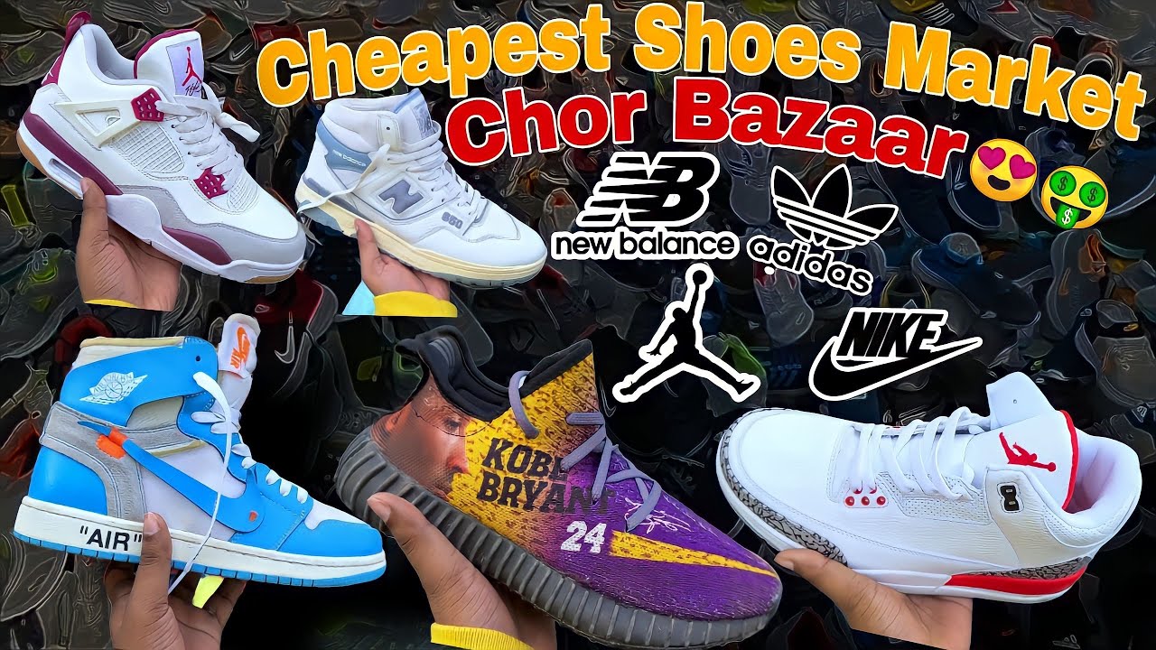 Jama Masjid Chor bazaar Shoes Market Vlog | Lal Qila Chor Bazar 7A ...
