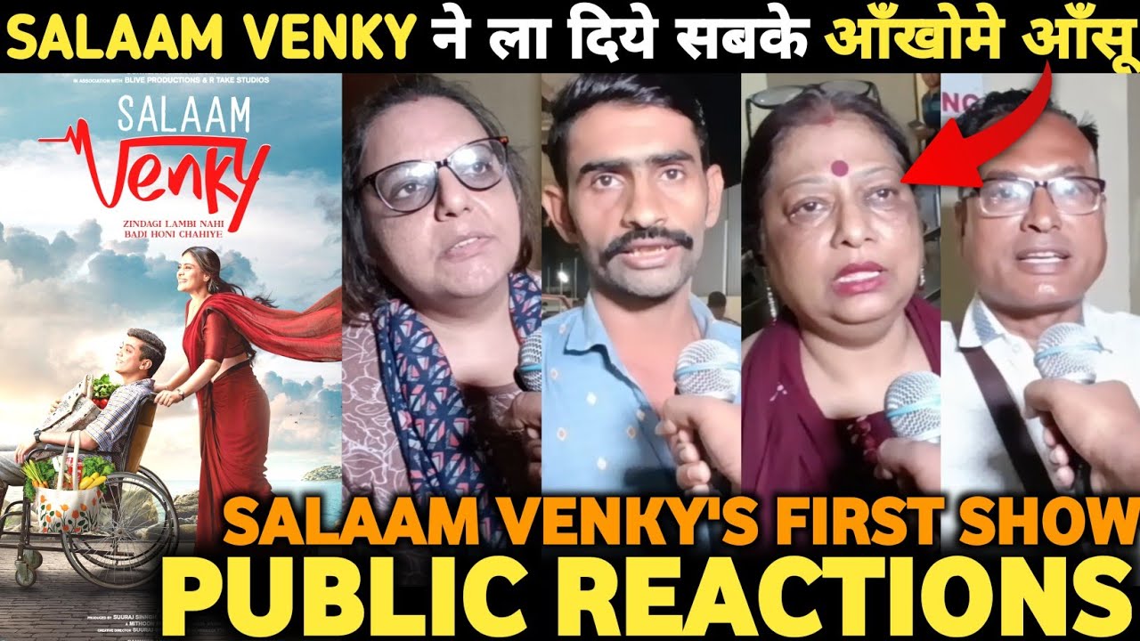 Salaam Venky Movie FIRST SHOW Public Reviews | Salaam Venky Movie ...